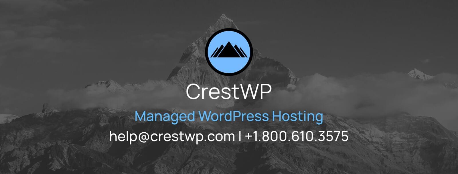 CrestWP – Fast, Secure WordPress Hosting Platform